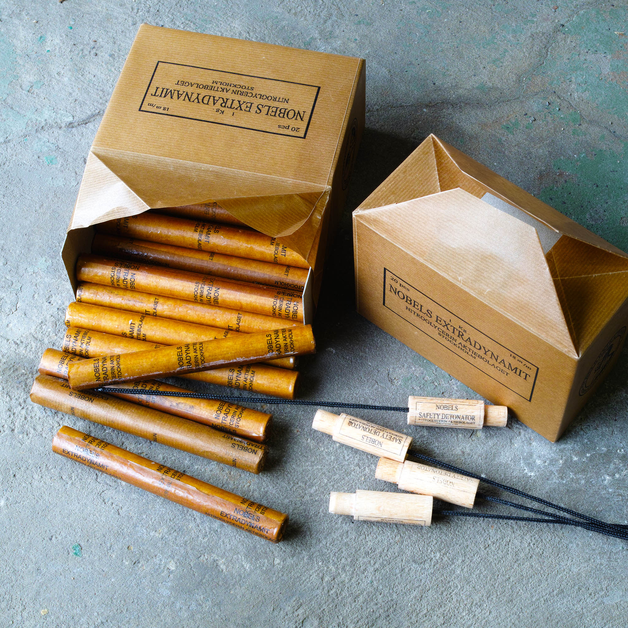 Dynamitattrappe, Dynamit Nobel Museum Stockholm – oseplus